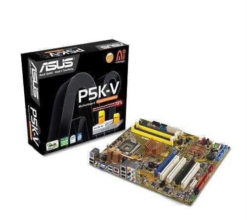 Материнская плата asus p5k-v socket 775 DDR2