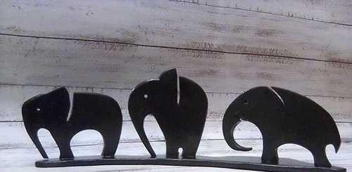 Композиция "Три слона". Hand Made