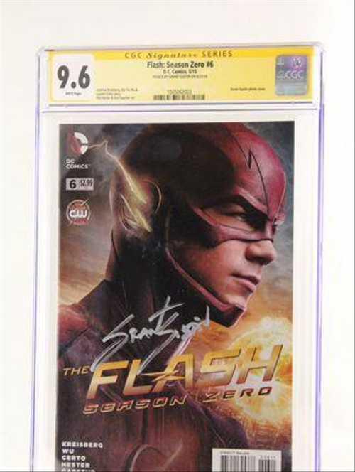 Комикс Flash #6 CGC с автографом "Флэша"