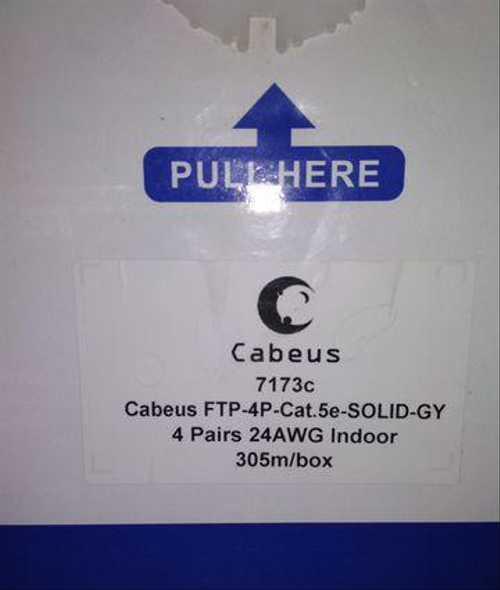 Cabeus ftp 4p cat 5e