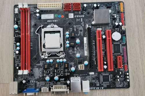 Материнская плата socket 1155 ddr3 с процессором