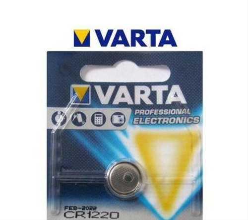 Батарейка CR1220 Varta electronics BL1 Lithium 3V