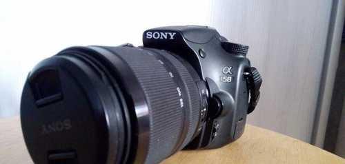 Зеркальный фотоаппарат Sony Alpha SLT-A58 18-135