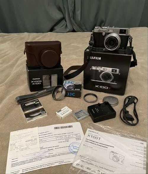 Фотоаппарат Fujifilm X100T полный комплект