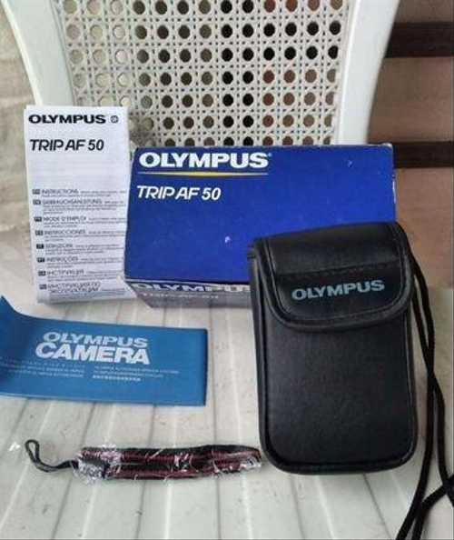 Фотоаппарат olympus trip AF 50 в коробке с паспорт