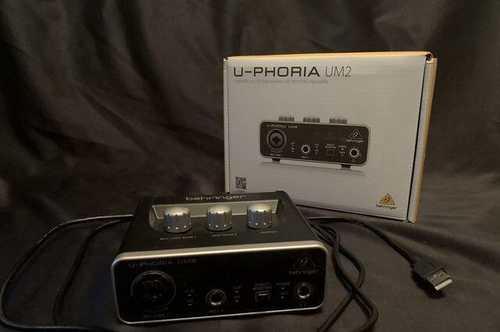 Звуковая карта behringer u phoria um2