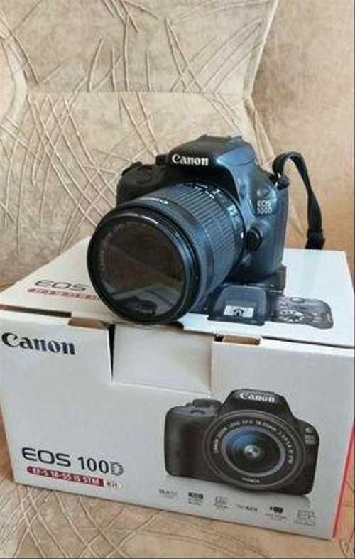 Зеркальный фотоаппарат canon100D