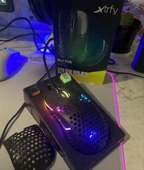 Игровая мышь xtrfy M42 RGB black