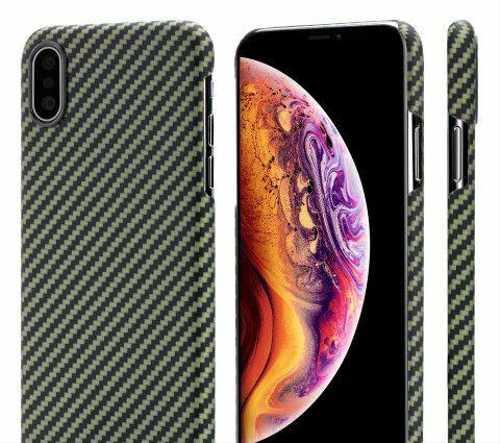 Чехол pitaka MagEZ Case для iPhone Xs зеленый