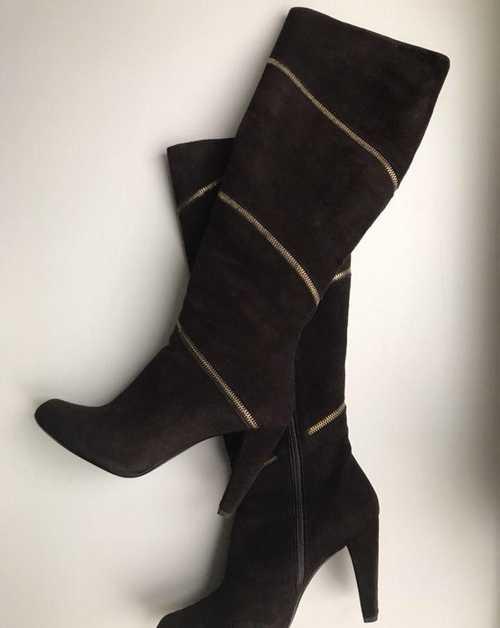 Сапоги замшевые Stuart Weitzman