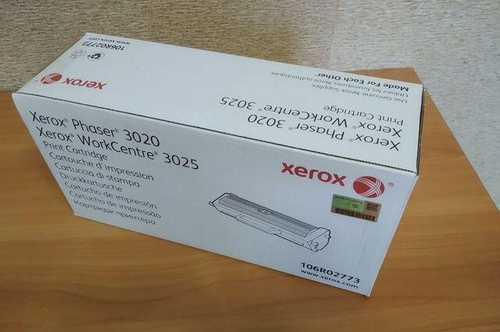 Картридж xerox 106R02773 новый оригинал