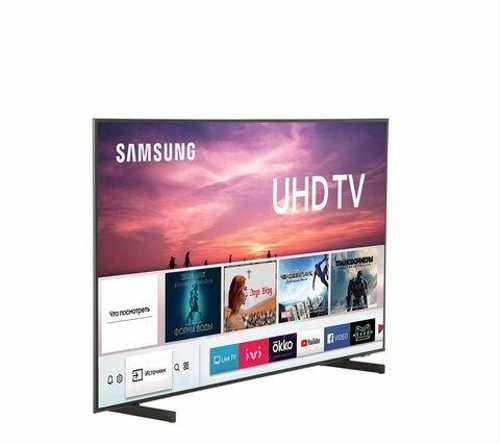 Телевизор LED Samsung UE65AU8000uxru черный