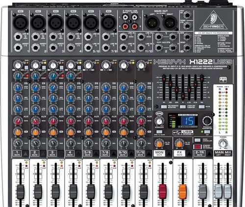 Микшер аналоговый Behringer X1222USB