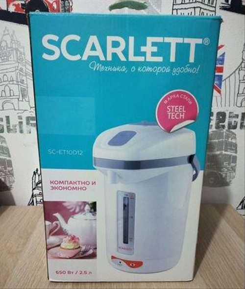Новый чайник термопот Scarlet SC-ET10D12