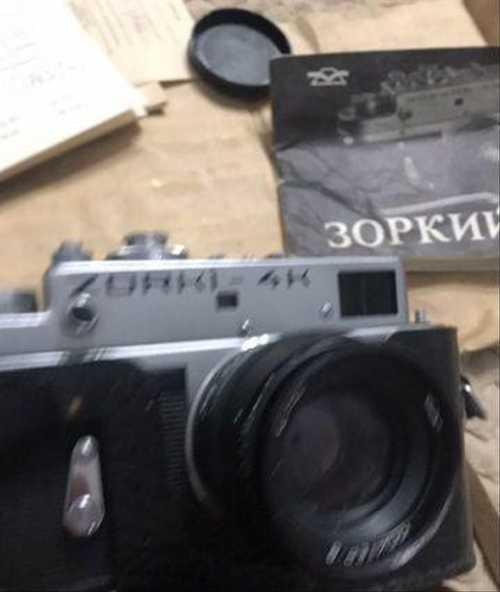 Плёночный фотоаппарат Зоркий 4К