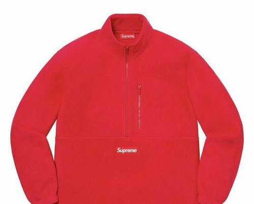 Толстовка/пуловер. Supreme x Polartec Half Zip Pul