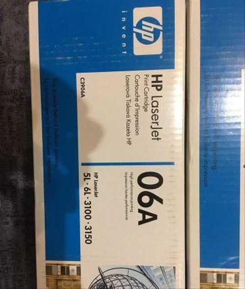 Картридж hp laserjet c3906a hp laserjet 92274a