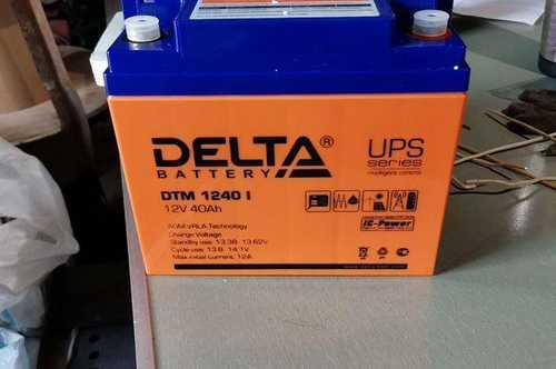 Dtm 1240. Delta Battery DTM 1240 L 12в 40 а·ч. Аккумуляторы Дельта 12 вольт 40 ампер.