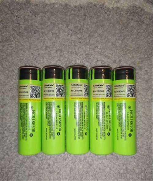 Аккумуляторы Liitokala 18650 3400mAh NCR18650B