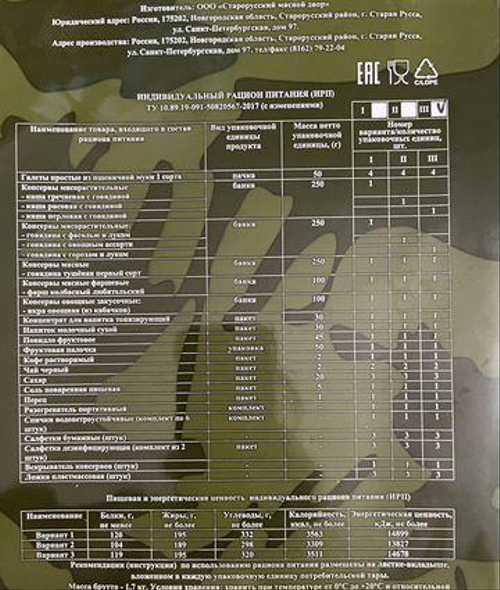 Сухой паек