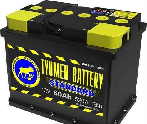 Аккумулятор 60Ah Tyumen Battery прямая полярность