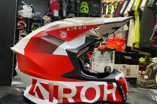 Шлем кроссовый Airoh Twist 2.0 Lift Red Mate