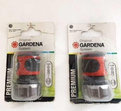 Коннектор для шланга Gardena premium 3/4