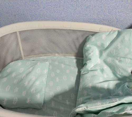 Кпб+одеяло+подушка для 4moms mamaroo Sleep
