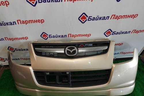 Бампер передний Mazda Az-Wagon MJ23S K6A 2010