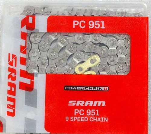 Цепь Sram PC 951 PowerChain 9-speed