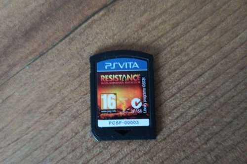 Игра ps vita- resistance: burning skies