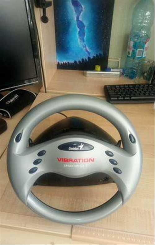 Игровой руль Genius vibration speed wheel 3