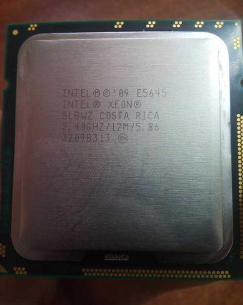Xeon E5645 2.4GHz/6 core/LGA1366