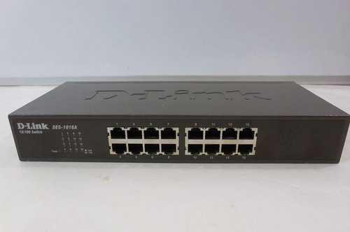 Коммутатор (switch) D-link DES-1016A много