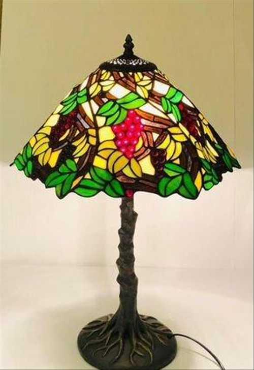 Лампа настольная типа «Тиффани» «Райское дерево»