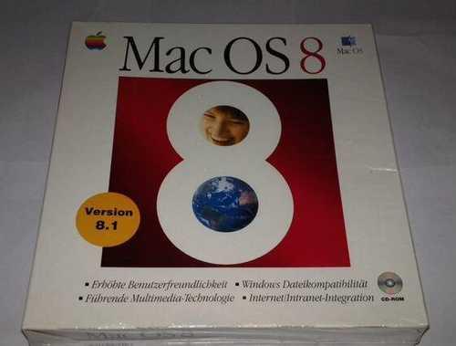 Мега раритет Apple Mac OS 8.1 BIG BOX NEW