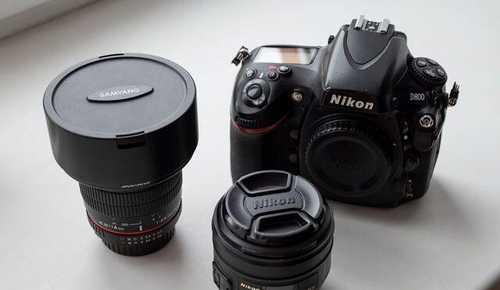 Nikon D800 +2 объектива комплект