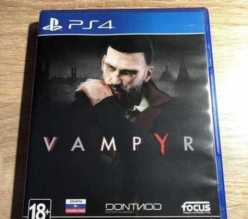 Vampyr ps4 новый в заводской пленке