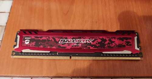 Планка озу Crucial Ballistix 8Gb DDR4