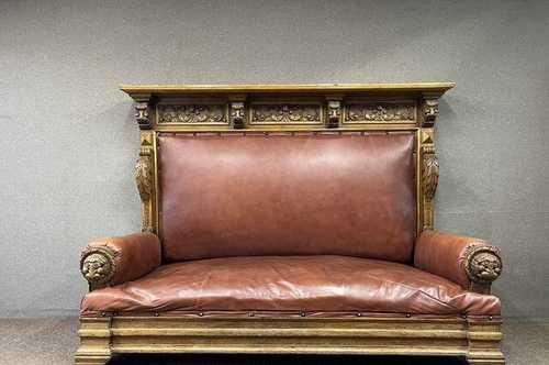 Антикварный кабинетный диван