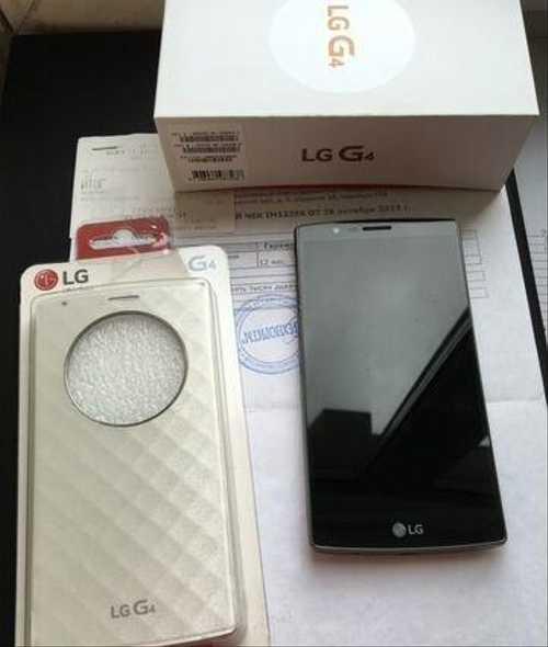 LG G4 (H818P) рст + фирменный чехол