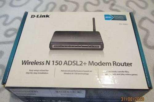 Adsl2 модем D-Link N150 + (подарок adsl модем USB)