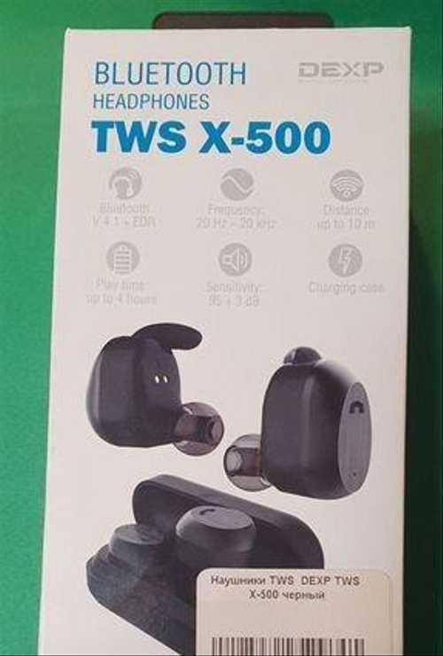 Наушники Bluetooth dexp TWS X-500