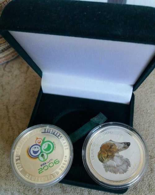 Монеты из драг.мет серебро