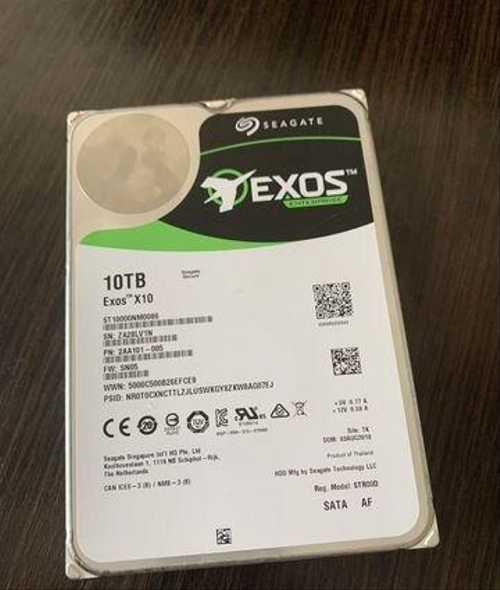 Жесткий диск (hdd) Seagate Exos X10 10TB