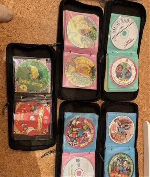 Коллекция cd mp3 дисков со сказками для детей