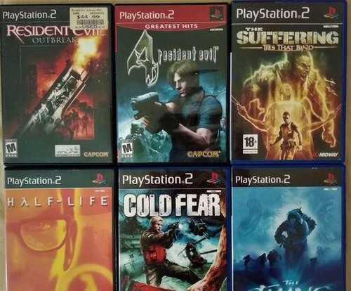 Редкие лицензионные игры Playstation 2