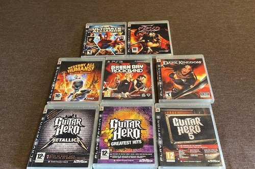 Игры для PS3 (Guitar Hero, Rock Band и др.)