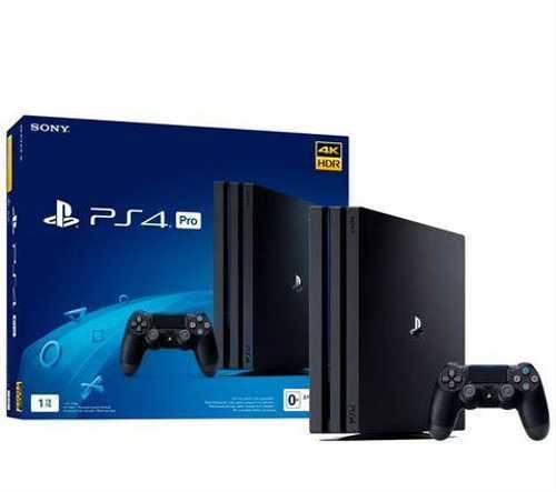 Sony Ps 4 Pro 1Tb, 7208, 2 Джойстика