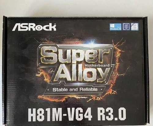 Новая ASRock H81M-VG4 R3.0 s1150/G3240